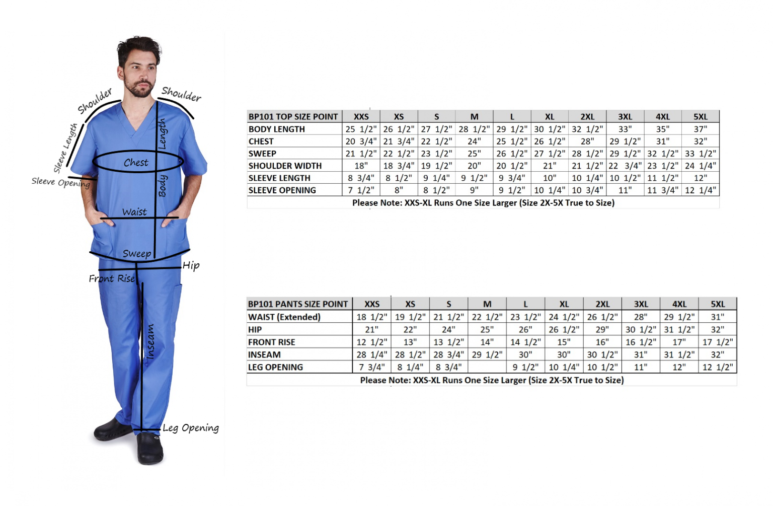 MEN SOLID V-NECK SCRUB SET (STYLE# 102M) - Affordable Scrubs