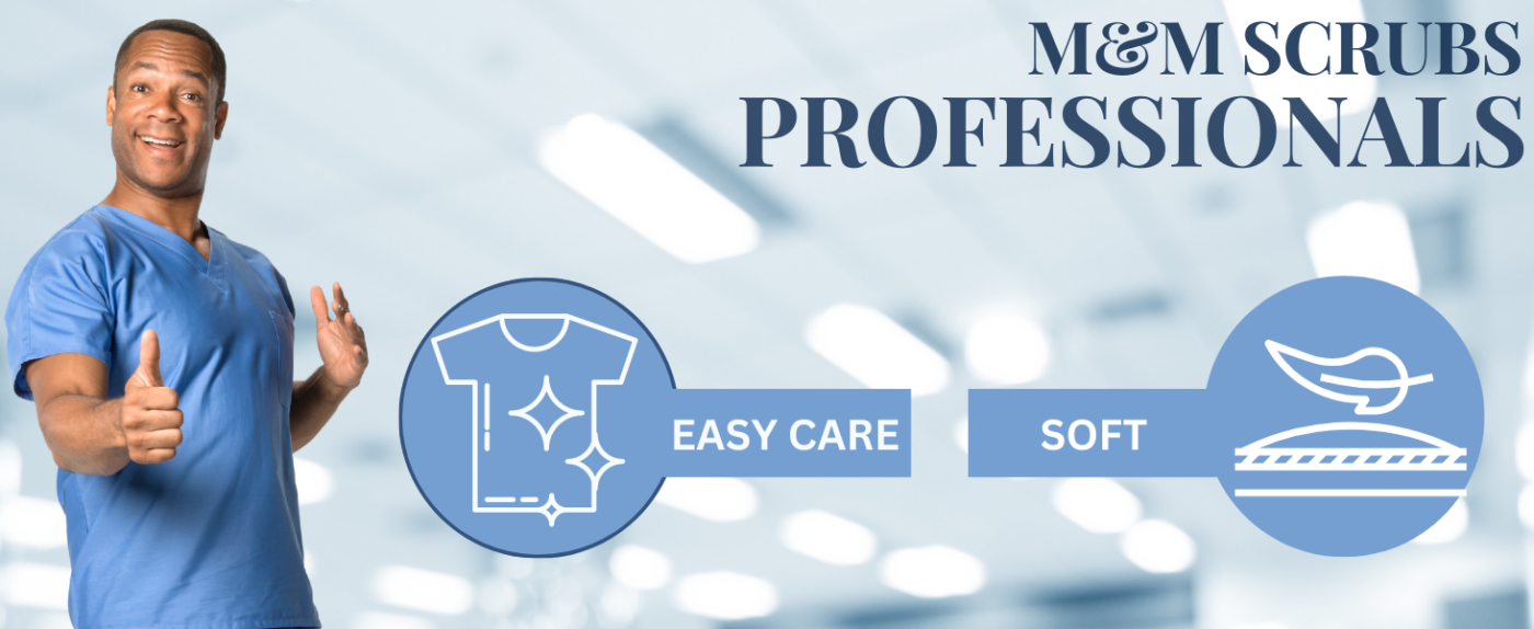 M&M SCRUBS Men Scrub Set Medical Scrub Top and Pants ( STYLE 102 ...