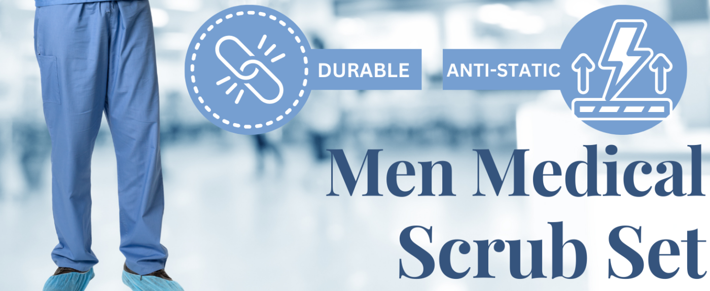 M&M SCRUBS Men Scrub Set Medical Scrub Top and Pants ( STYLE 102 ...